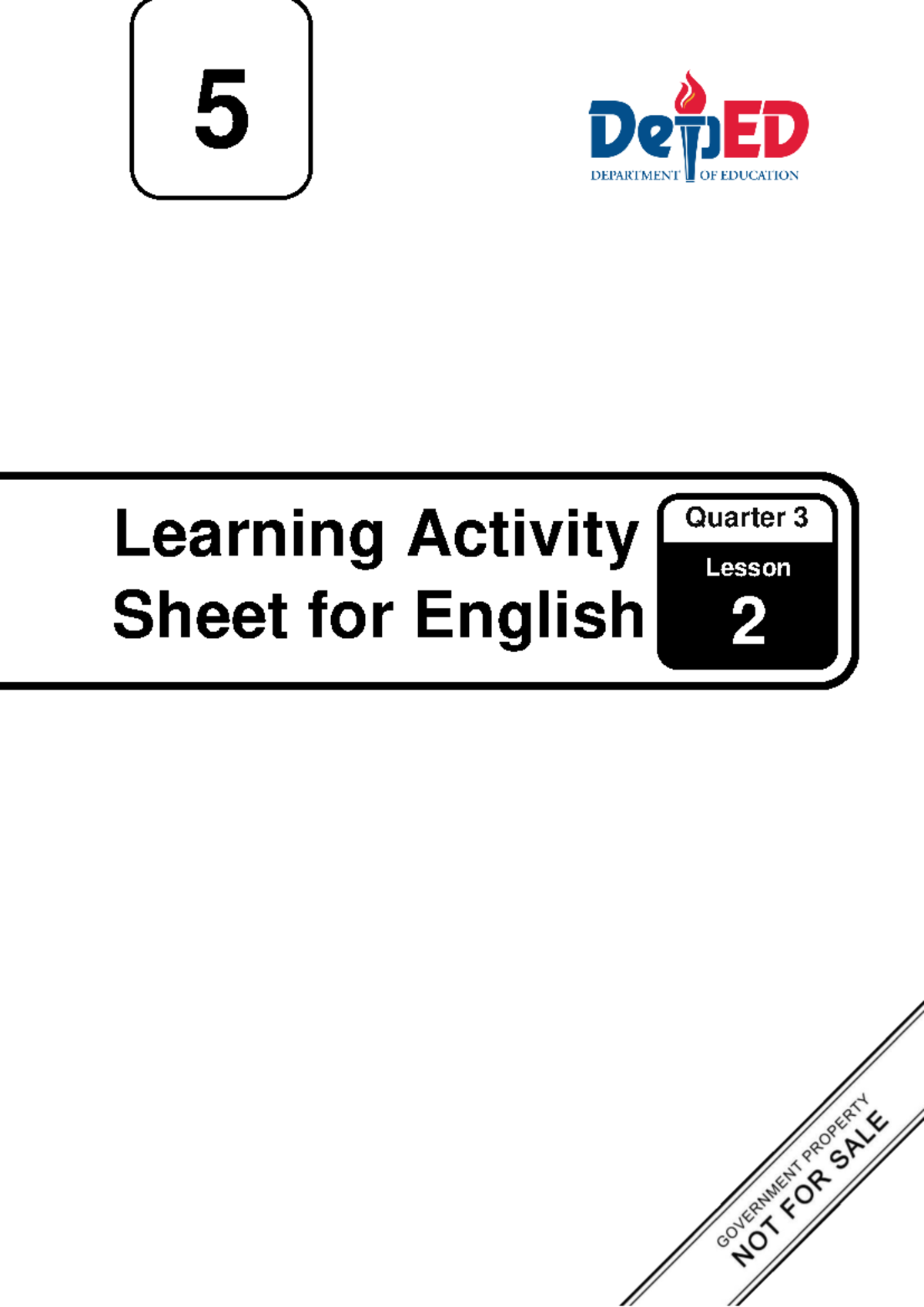 Q3 LAS English 5: Lesson 2 - Implied Meaning Activity - Studocu