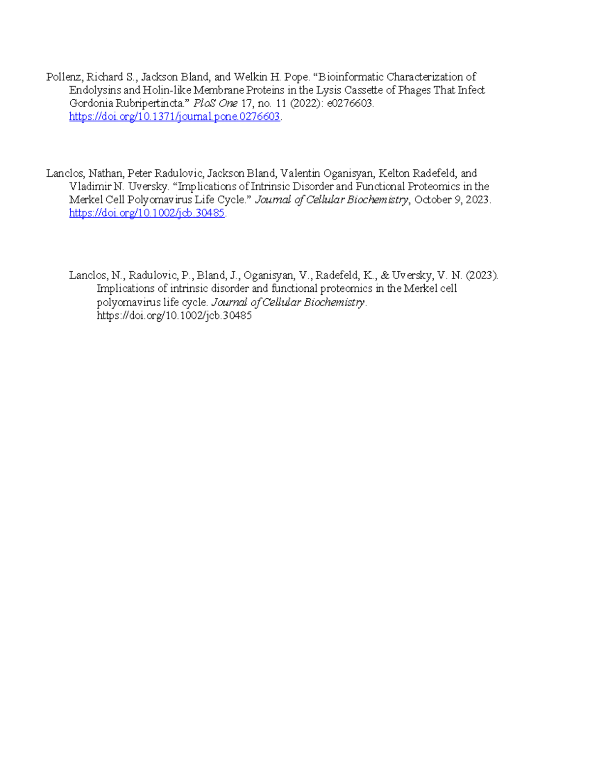 Zotero EC - 3 94839487 394873949 - Pollenz, Richard S., Jackson Bland ...