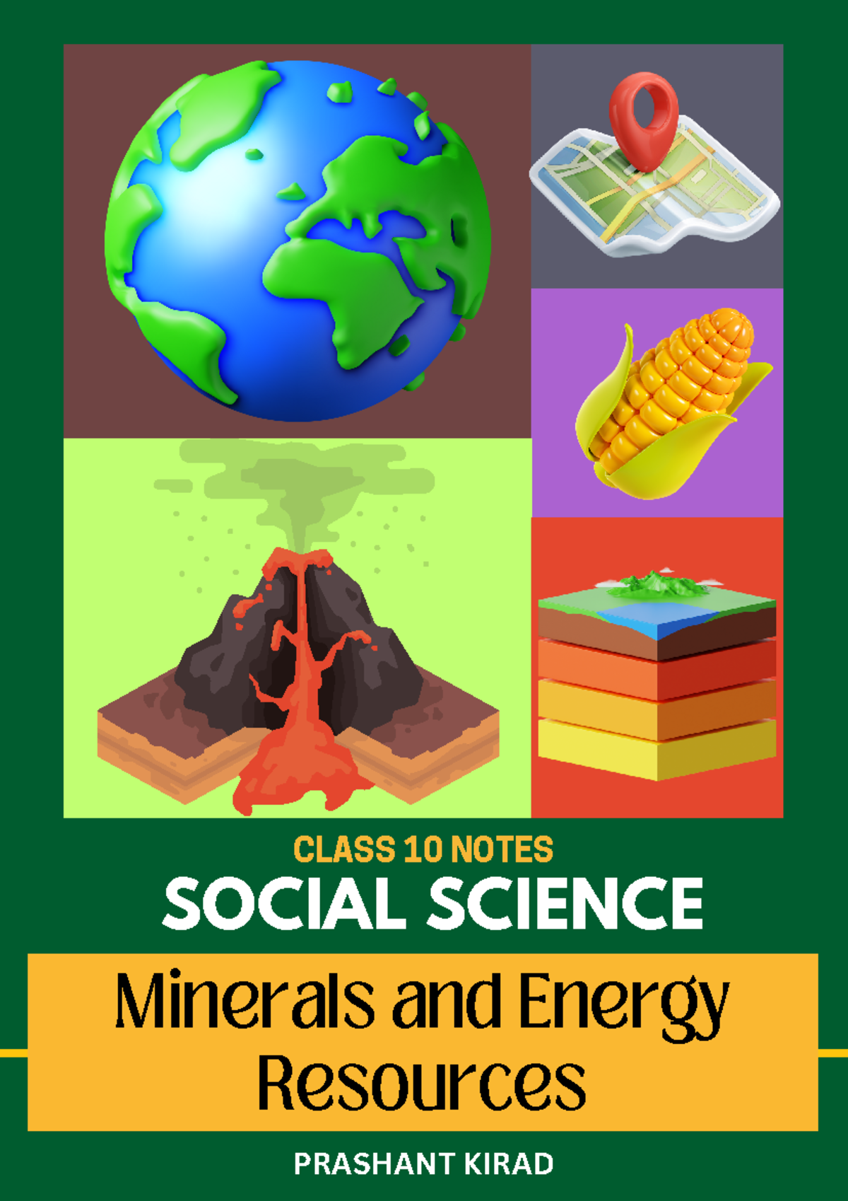 CLASS 10 Social Science: Minerals & Energy Resources Notes (Prashant ...