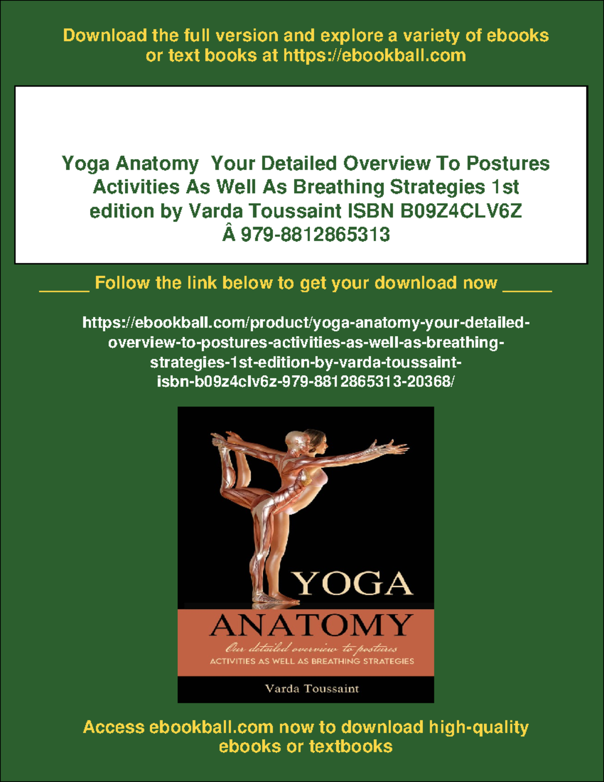 Yoga Anatomy: Illustrated Overview of Stretching & Flexibility (18514 ...