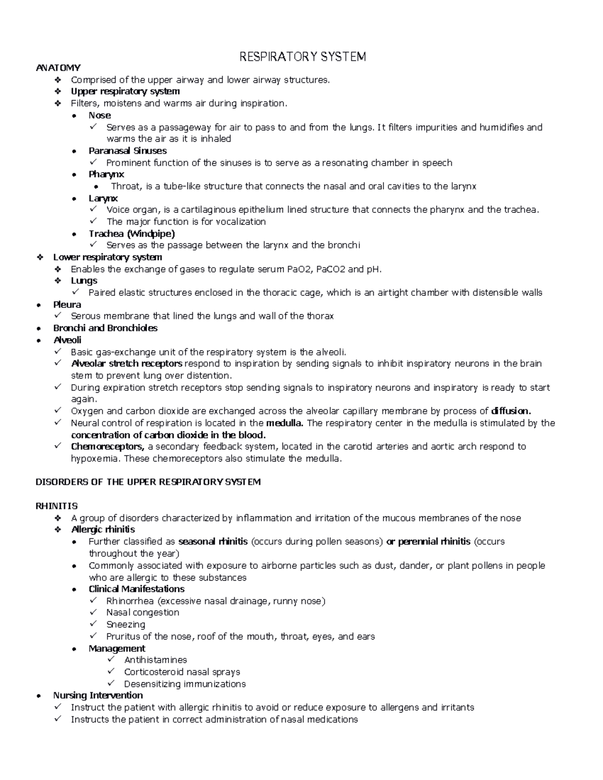 11-MS-Respi-1 2 - Transs for MS RESPI - ANATOMY RESPIRATORY SYSTEM ...