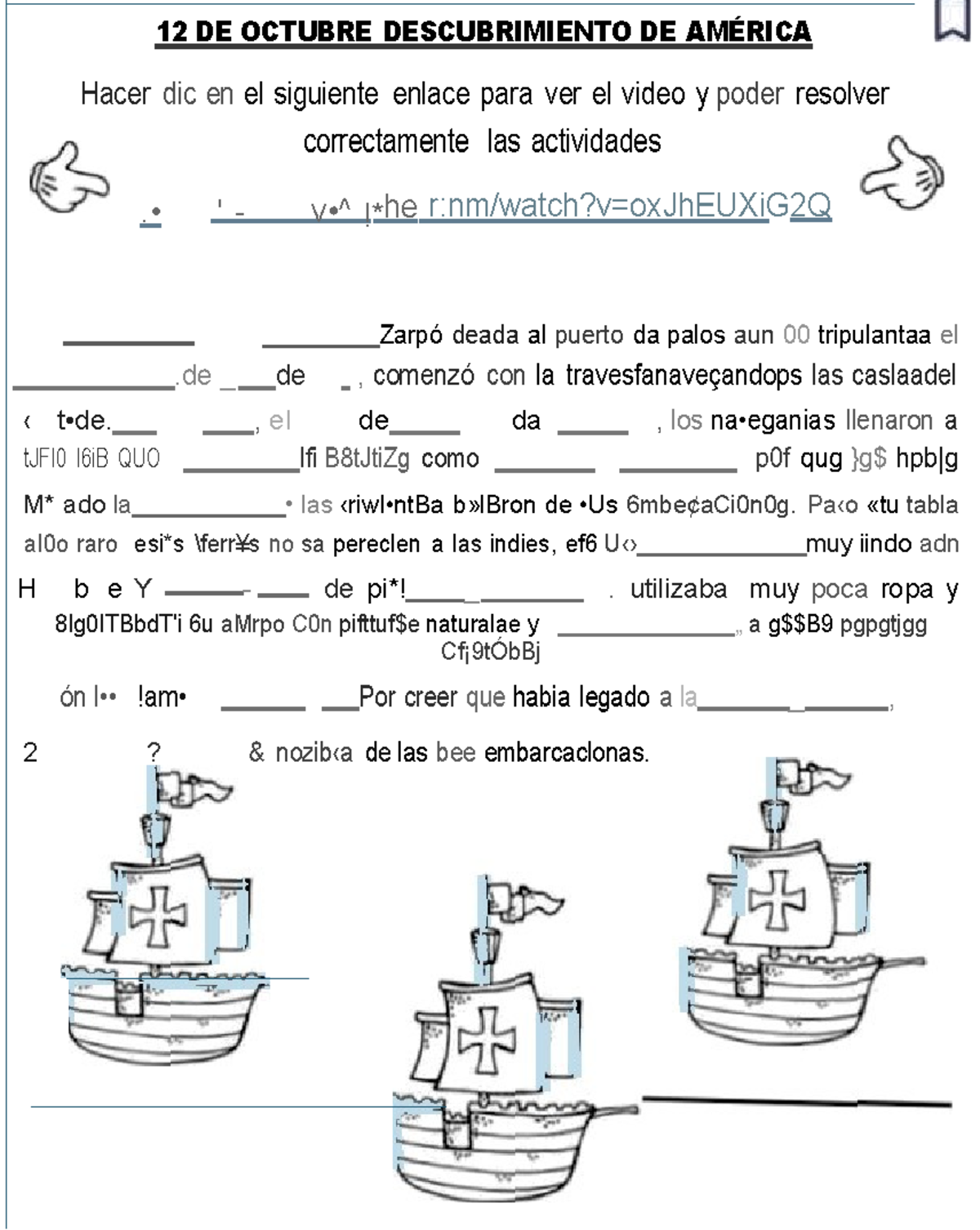Descubrimiento de América - 12 DE OCTUBRE DESCUBRIMIENTO DE AMÉRICA ...