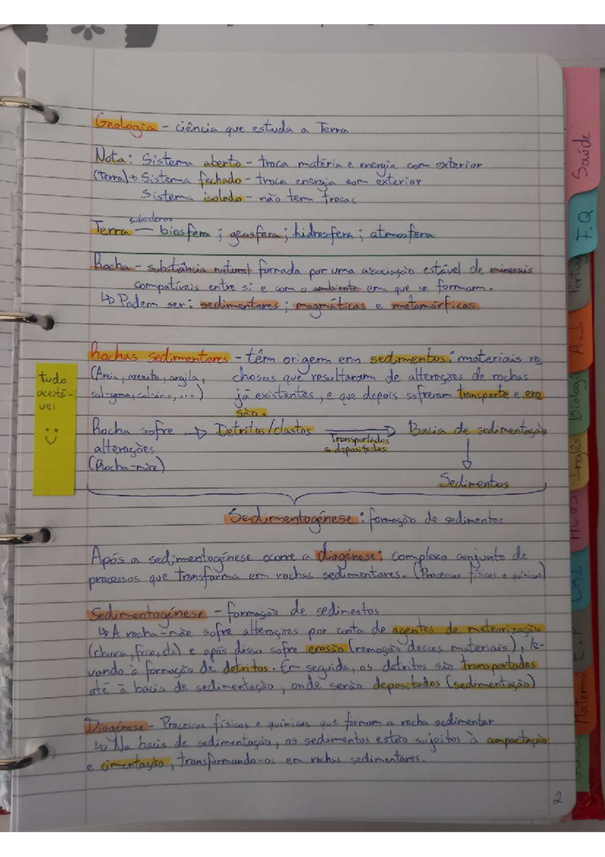 geologia 1o domínio resumo - Geologia ciéncia que estuda a Terra Nota: Sistema aberto troca ...