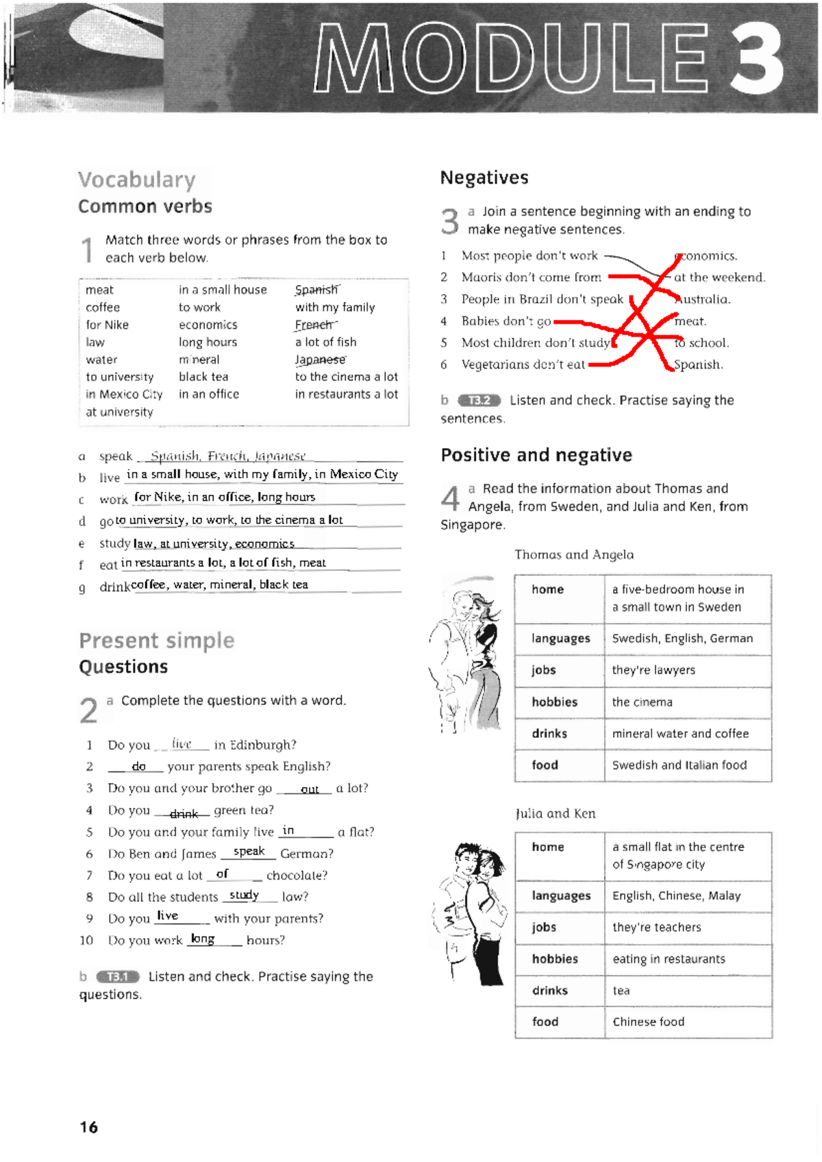 NCE Elementary WB Module 2 3 Everyday life - Tài liệu Ielts - Studocu