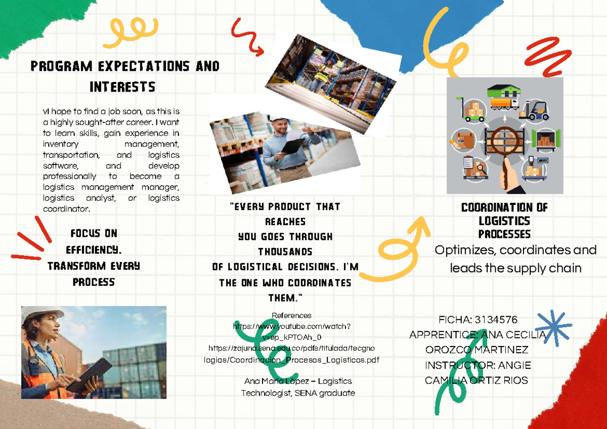 PROGRAM EXPECTATIONS AND CAREER GOALS IN LOGISTICS - Studocu