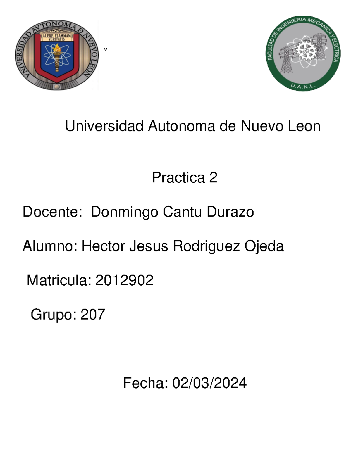 Practica 2 LMP Hector - fnfd - v Universidad Autonoma de Nuevo Leon ...