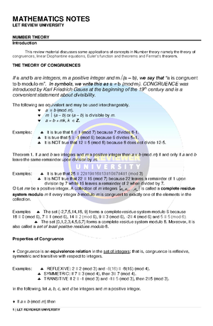 General-Mathematics - Review material - General Mathematics Practice ...