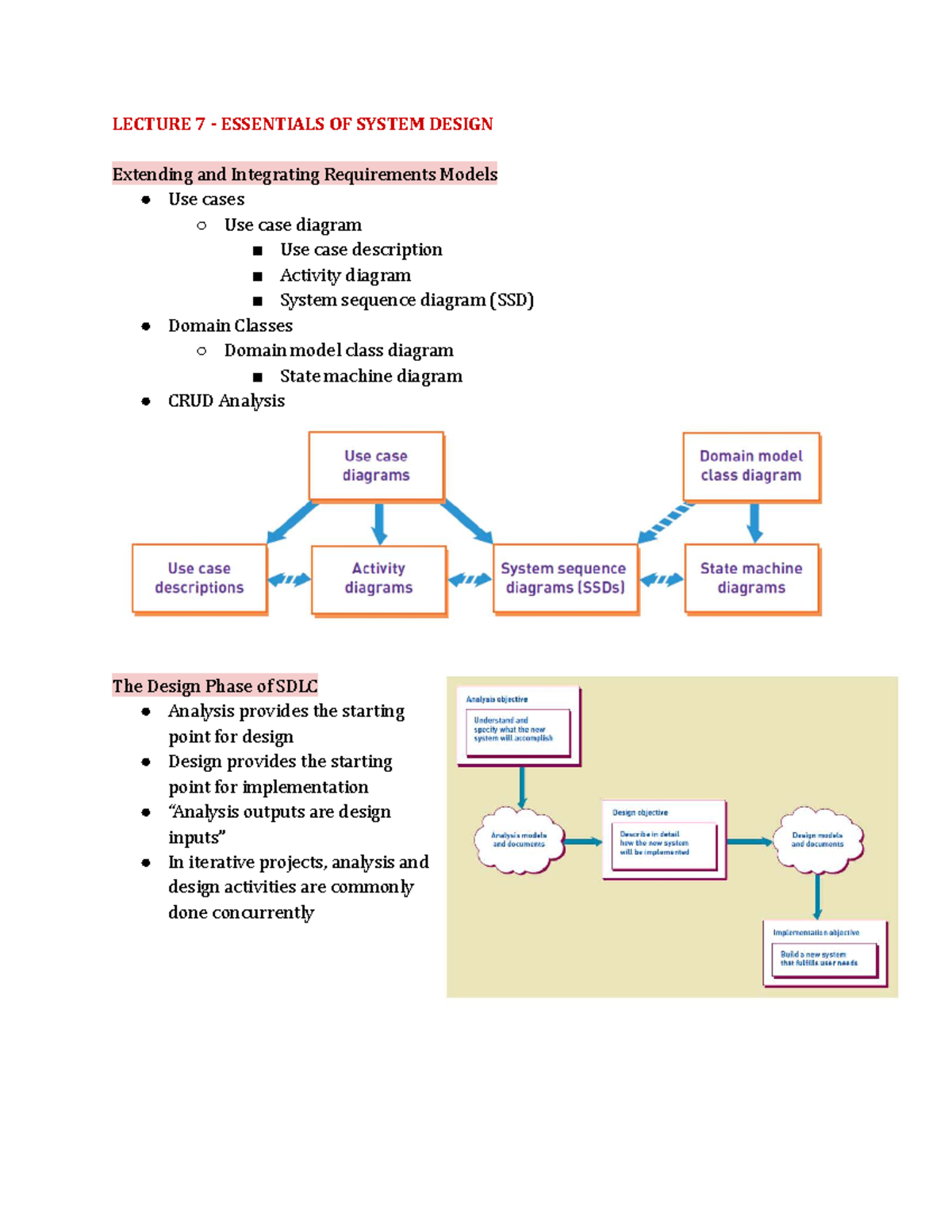 3011 Final Exam - System Design Essentials Lecture Notes - Studocu
