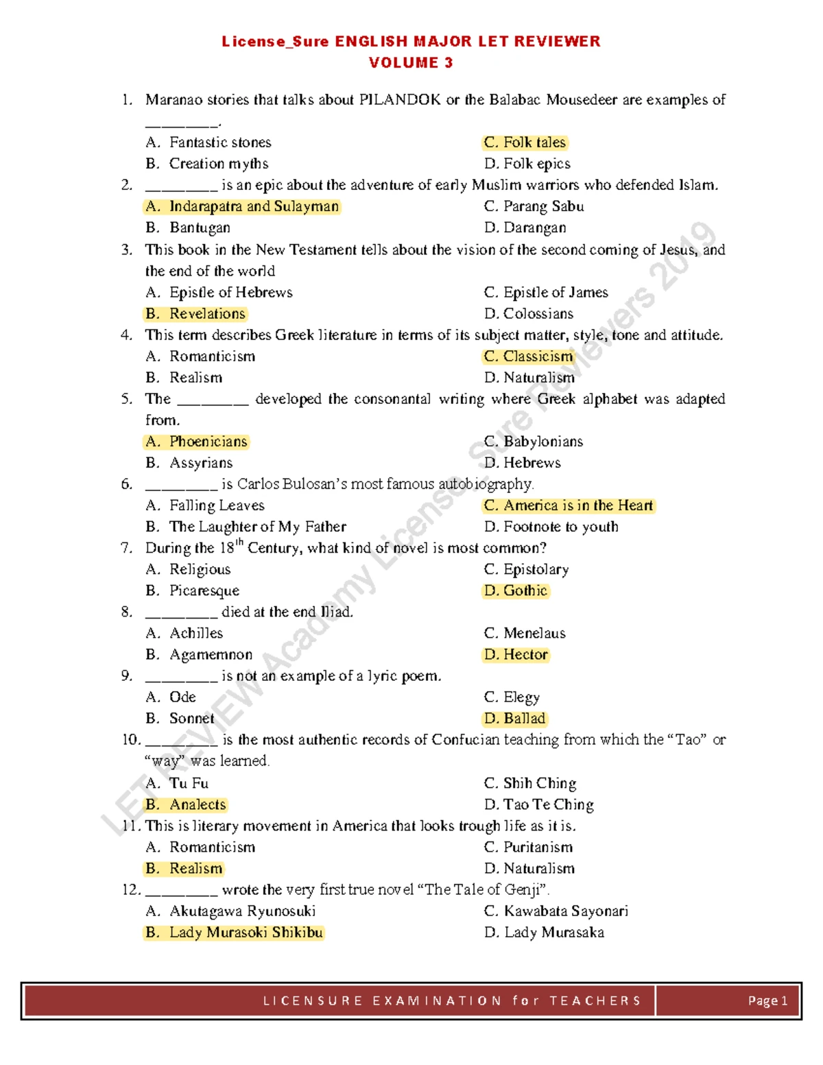 LPT 2024: Comprehensive Guide on the Life & Works of Rizal - Studocu