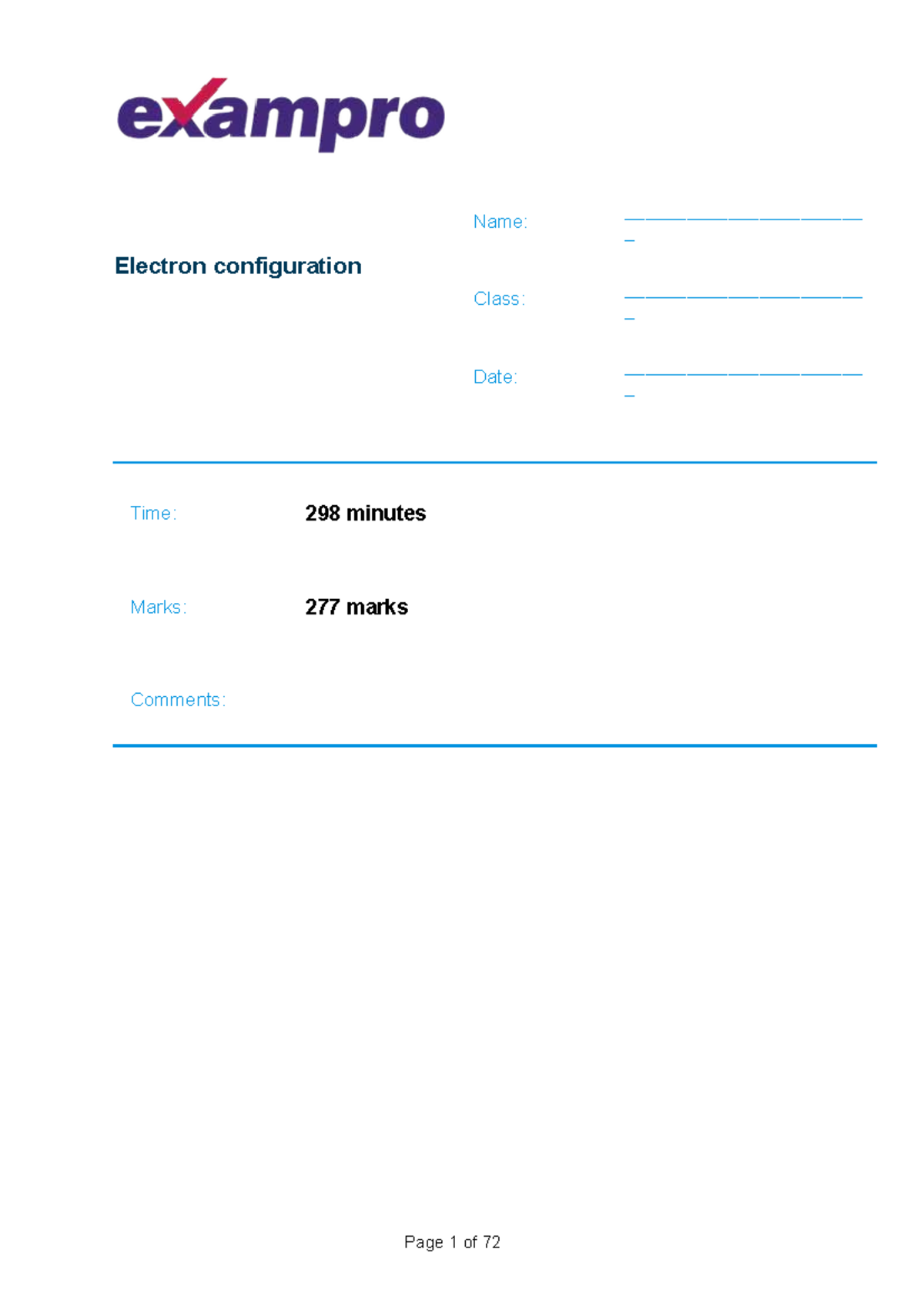 Electron Configuration Study Guide: Key Concepts and Calculations - Studocu