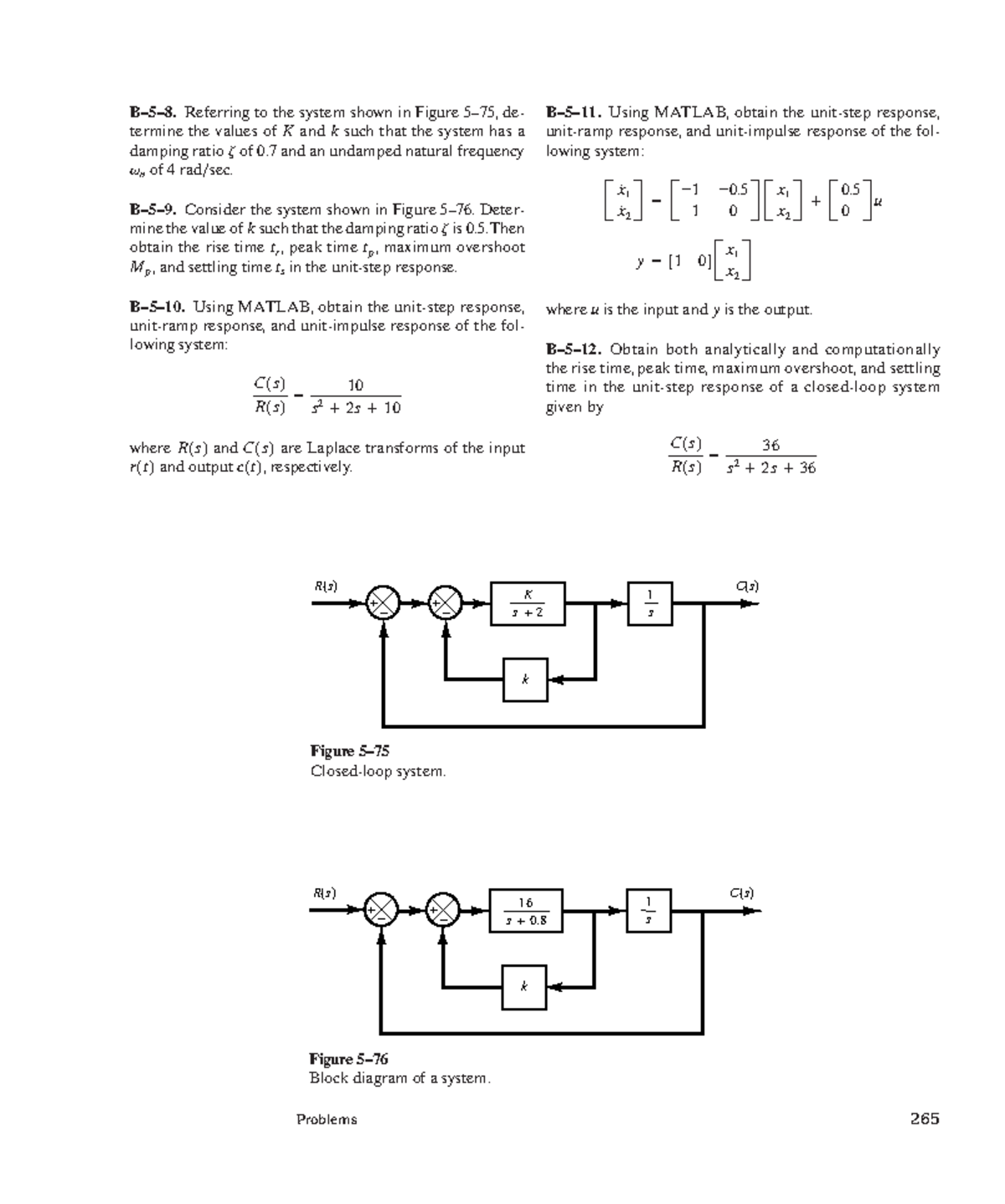 Modern Control Engineering: Transient and Steady-State Analysis - Studocu
