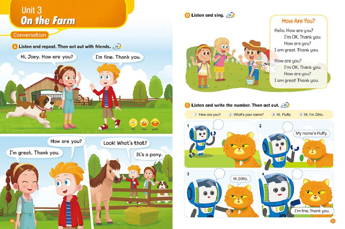 Lesson 3: On the Farm - Unit 3 B Activities - Studocu