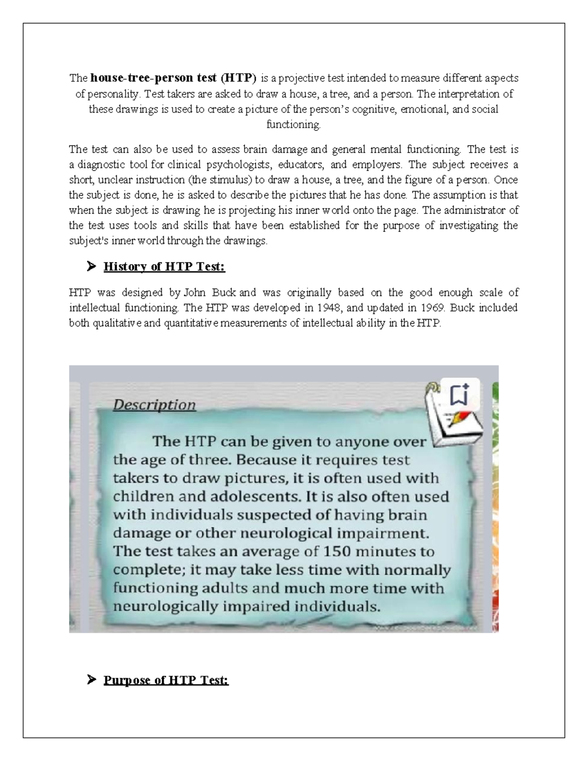HTP Test: Understanding the House-Tree-Person Methodology and Analysis ...