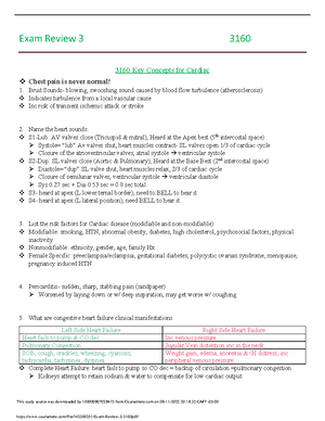 Exam4.KEY Concepts - Exam 4 - Exam 4 Key Concepts Differentiate the ...