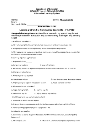 Unesco ALS LS6 Digicit M06 (V1 - SECONDARY JHS LEARNING STRAND 6 ...