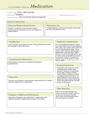 ATI template- Dobutamine - ACTIVE LEARNING TEMPLATES Medication STUDENT ...