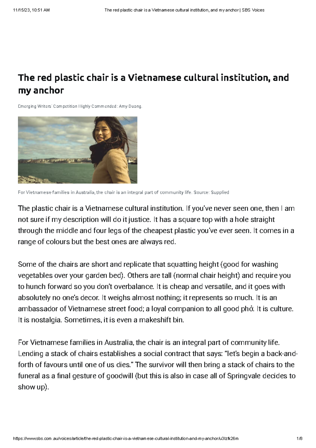 The red plastic chair is a Vietnamese cultural institution - For ...