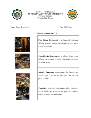 Cookery Module 3 - Technical Vocational Livelihood Home Economics SHS G ...