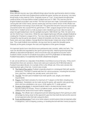 Sport - Level 3 - Further Education College - Studocu