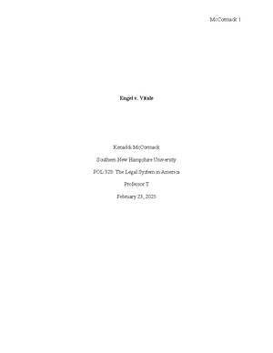 CRL II Final Paper - Grade: A - Civil Rights Liberties II PROFESSOR ...