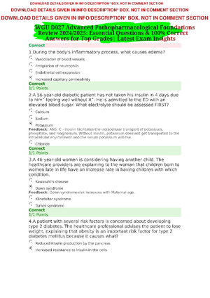 [Solved] Test bank for Physical examination and health assessment 9th ...