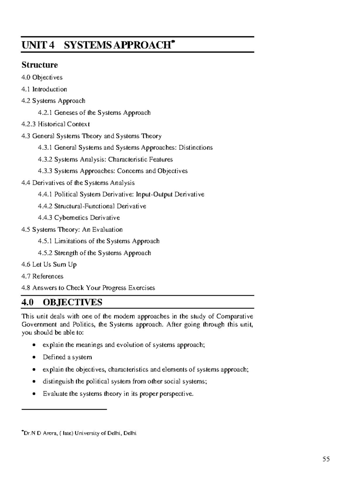 4.SYSTEMS APPROACH - Lecture Notes on Comparative Politics - Studocu