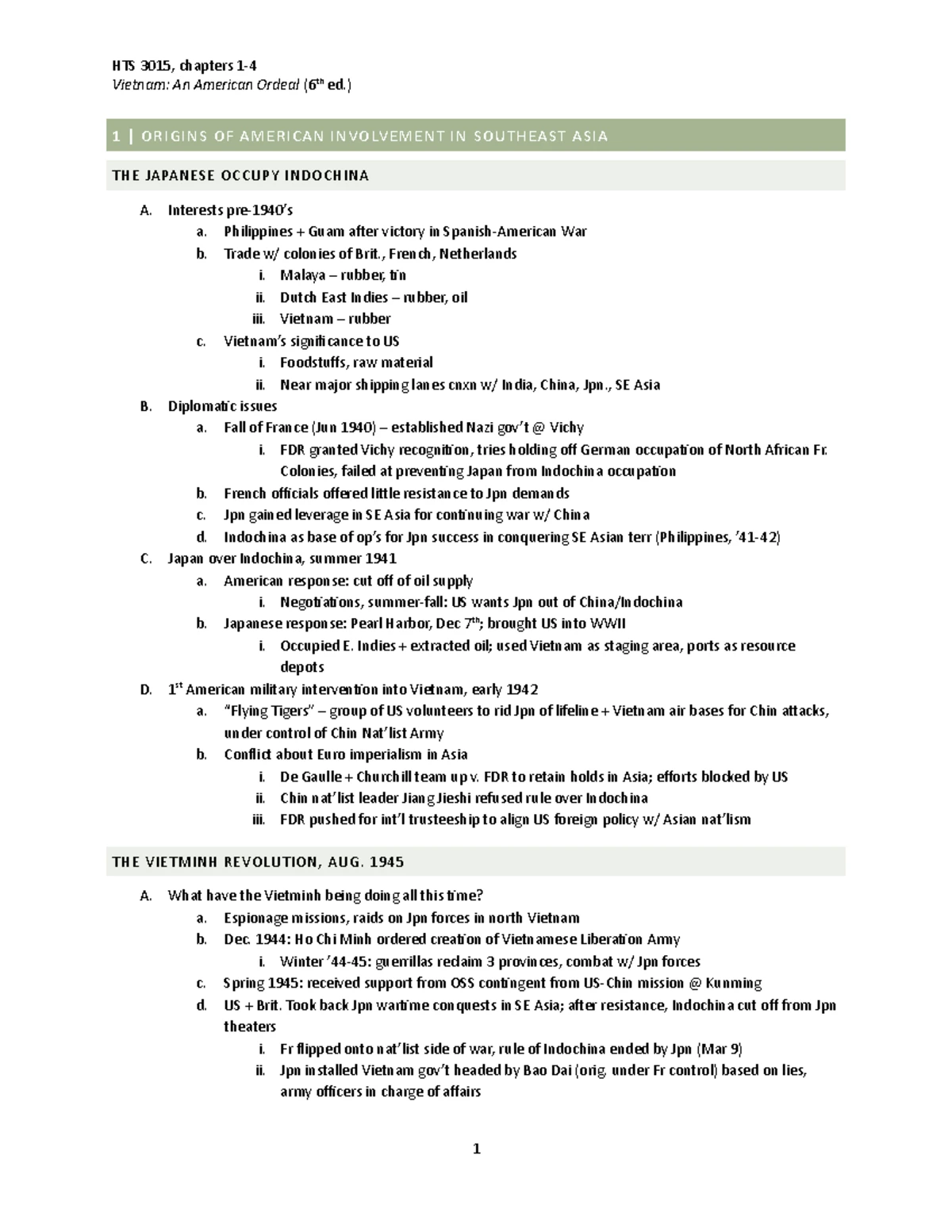2022 - TERM 2 Vietnam WAR Revision - TERM 2 YEAR 10 SOURCE ANALYSIS ...