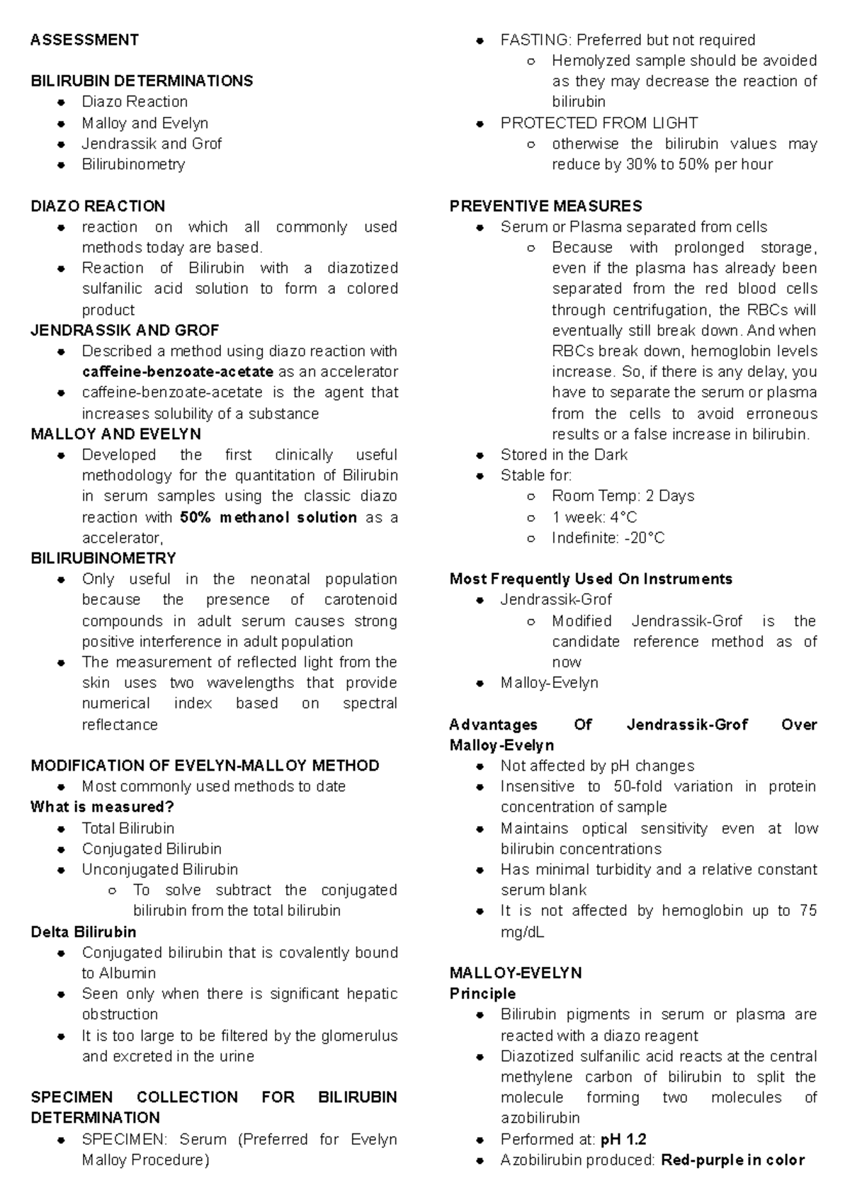 CC2LECL3 - Bilirubin Determination Methods: Diazo Reaction Techniques ...