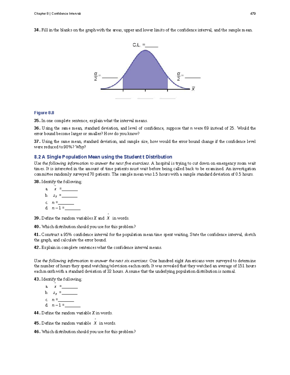 Chapter 8: Confidence Intervals in Introductory Statistics (Part 2 ...