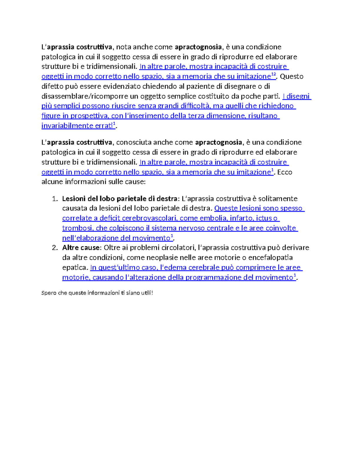Aprasia - Incapacità - L’aprassia costruttiva, nota anche come ...