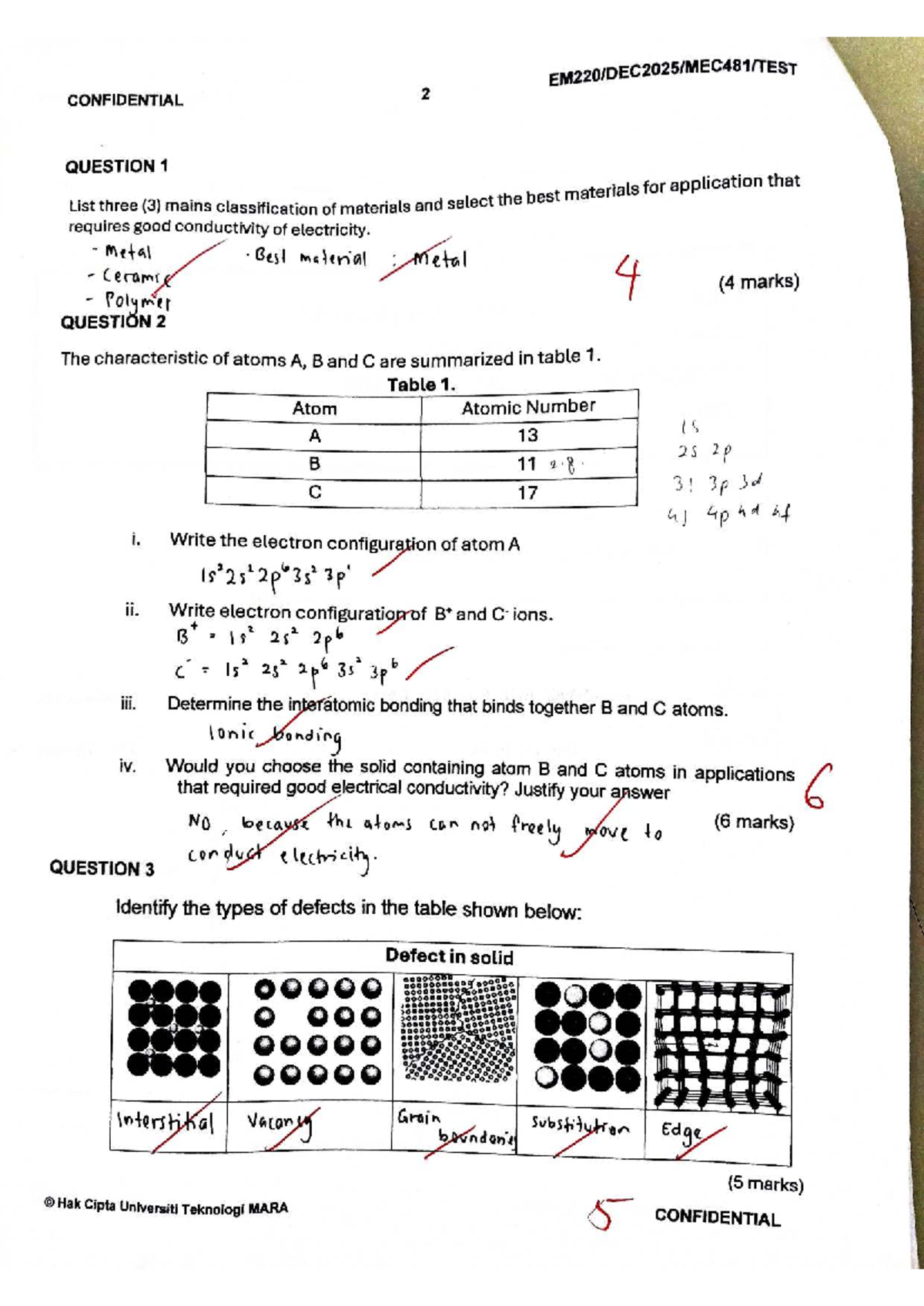 Skema TEST1 MEC481: Material Classification & Conductivity Analysis ...