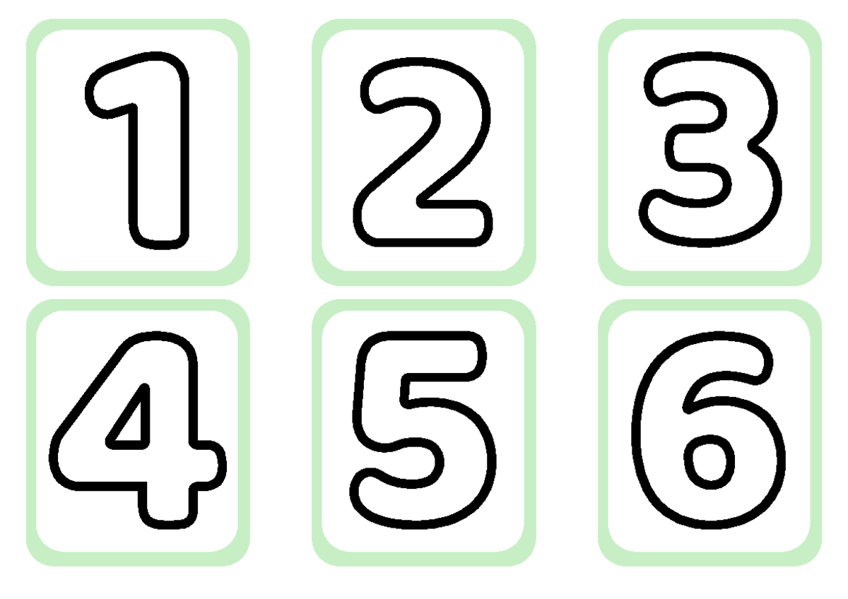 Numeracy Matching Numeral and Dice Patterns for Subitising Flashcards ...