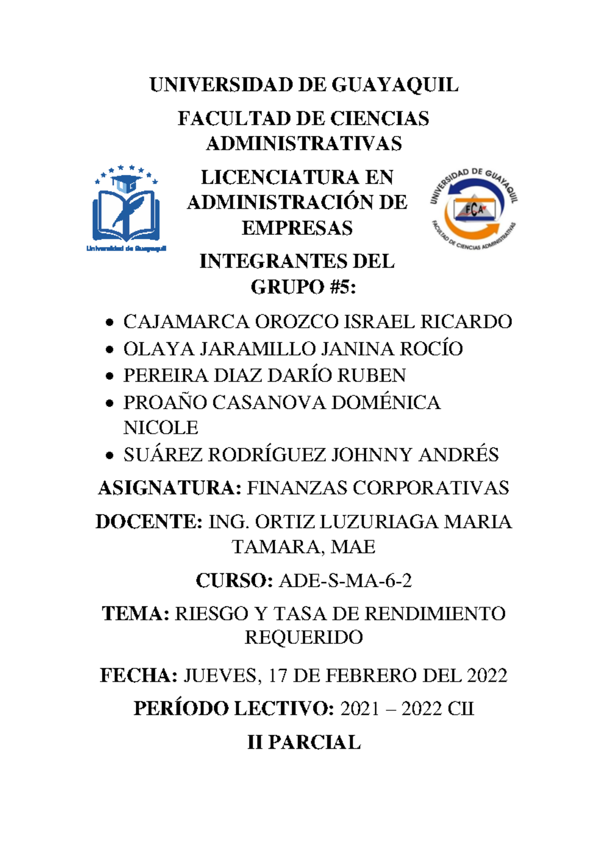 Taller 4 2P - Análisis de Problemas del Libro de Gitman en Finanzas ...