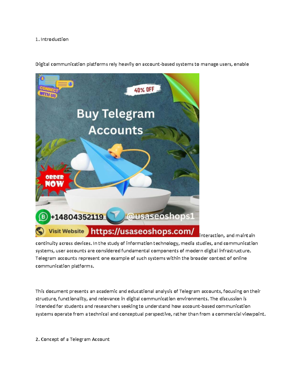 How to Securely Purchase Telegram Accounts: A 2026 Guide - Studocu