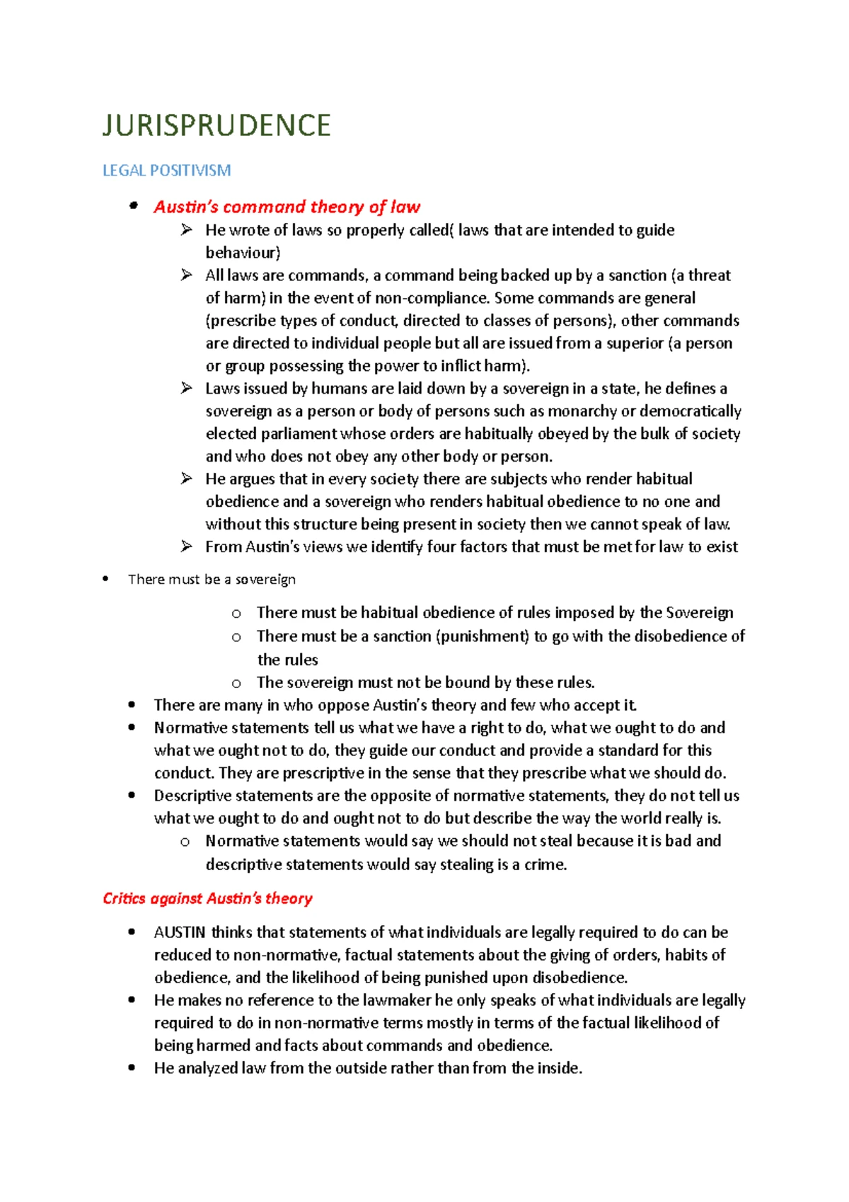 Critical Legal Studies - Jurisprudence Critical Legal Studies There are 6 theorists on critical ...