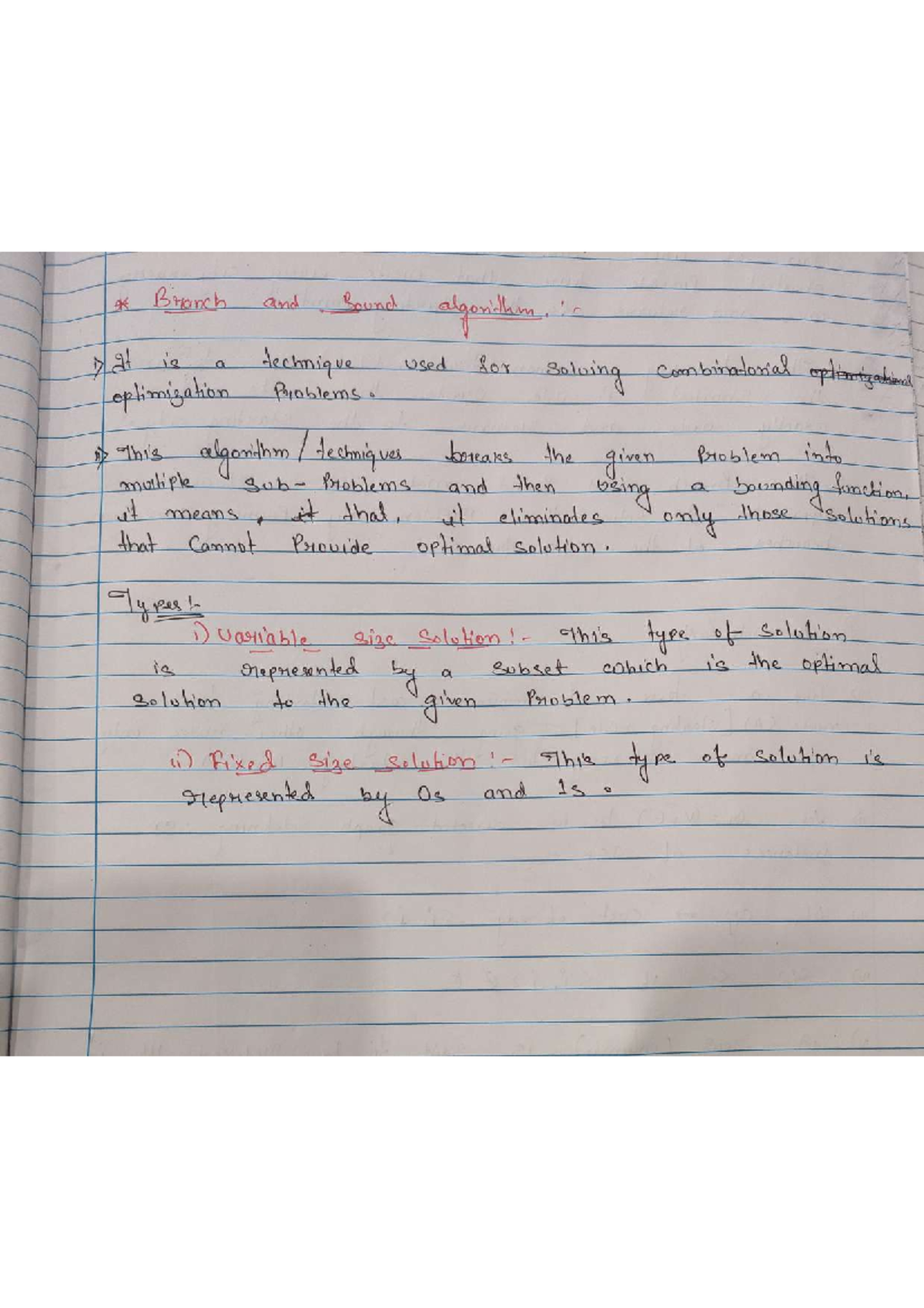 Branch and Bound Algorithm for TSP: A Comprehensive Study - Studocu