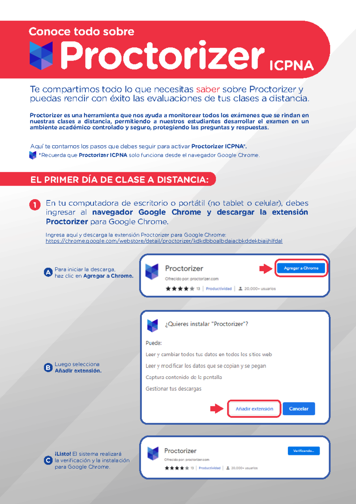 Guía Completa para Usar Proctorizer ICPNA en Evaluaciones Online - Studocu