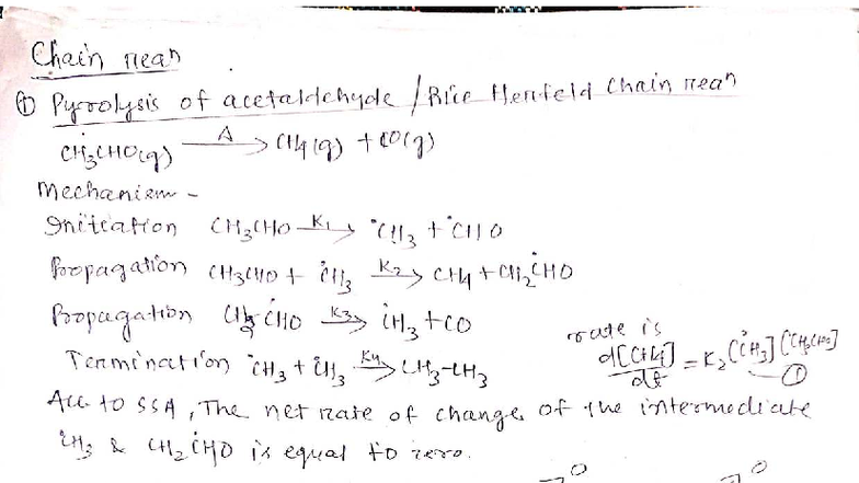 Chemical Kinetics Unit 4: Fast Reactions Analysis (H419) - Studocu