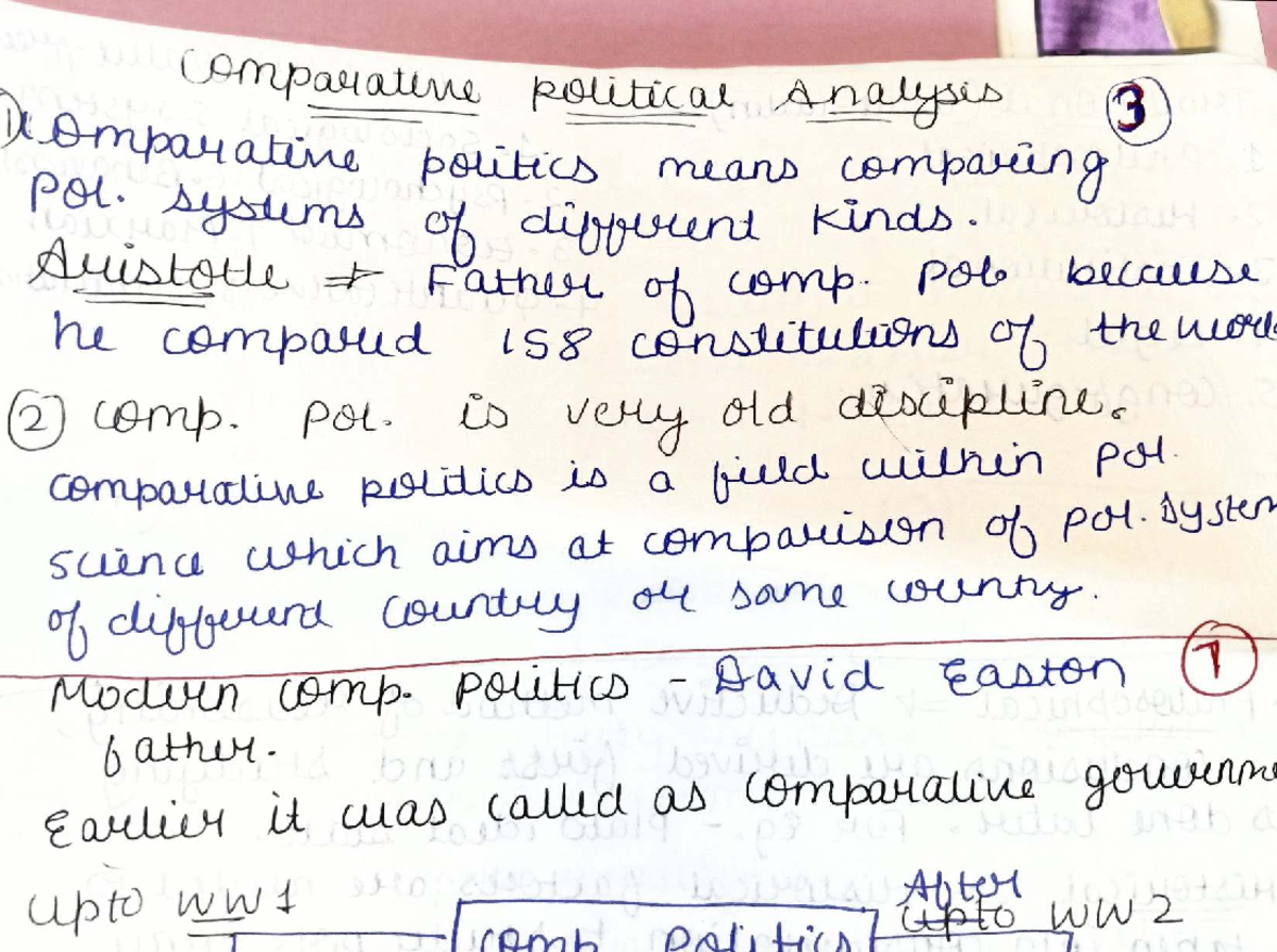 Comparative Political Analysis: Key Concepts and Theories (CPA) - Studocu