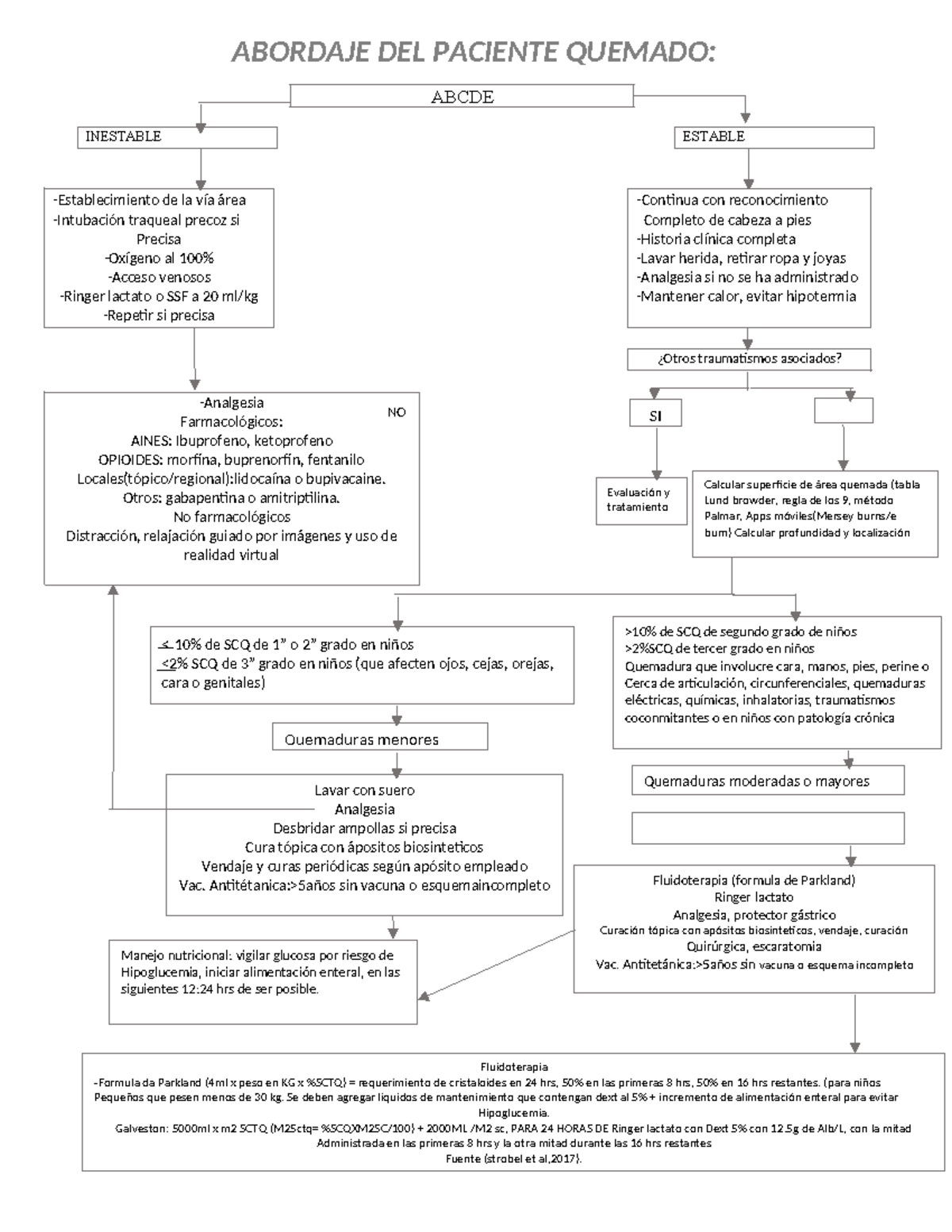 Abordaje del paciente quemado - ABORDAJE DEL PACIENTE QUEMADO: ABCDE ...