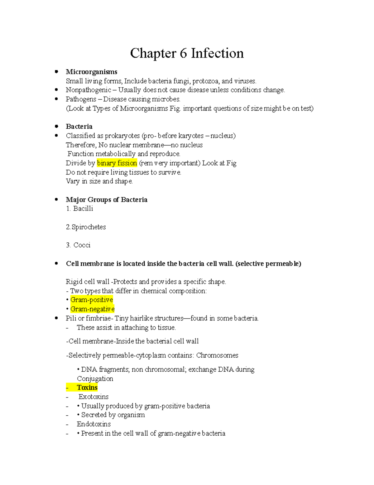 Chapter 6: Infection - Understanding Microorganisms and Pathogens - Studocu
