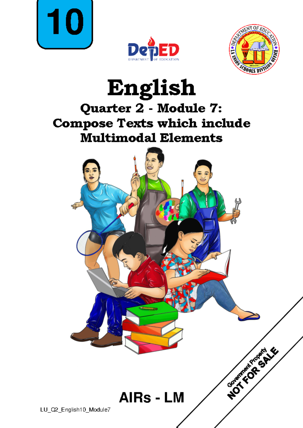 English 10 Q2M7: Composing Texts with Multimodal Elements - Studocu