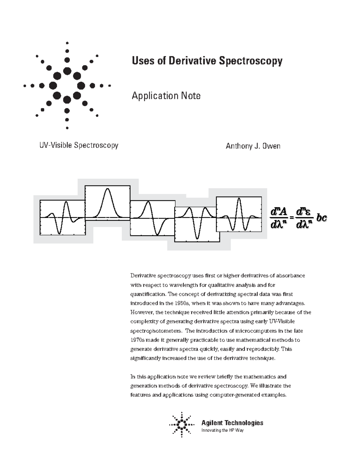 Derivative spectroscopy 59633940 175744 - Uses of Derivative ...
