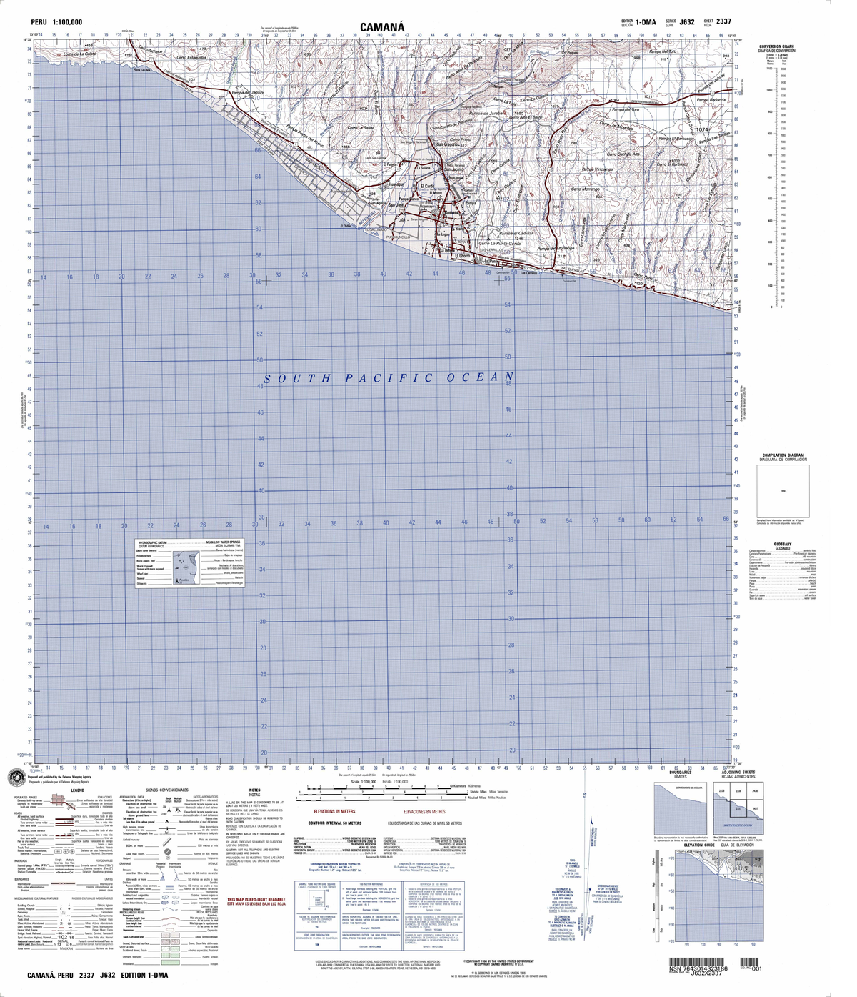 Carta Camana 2337: Mapa 1:100,000 Edición 1-DMA - Studocu