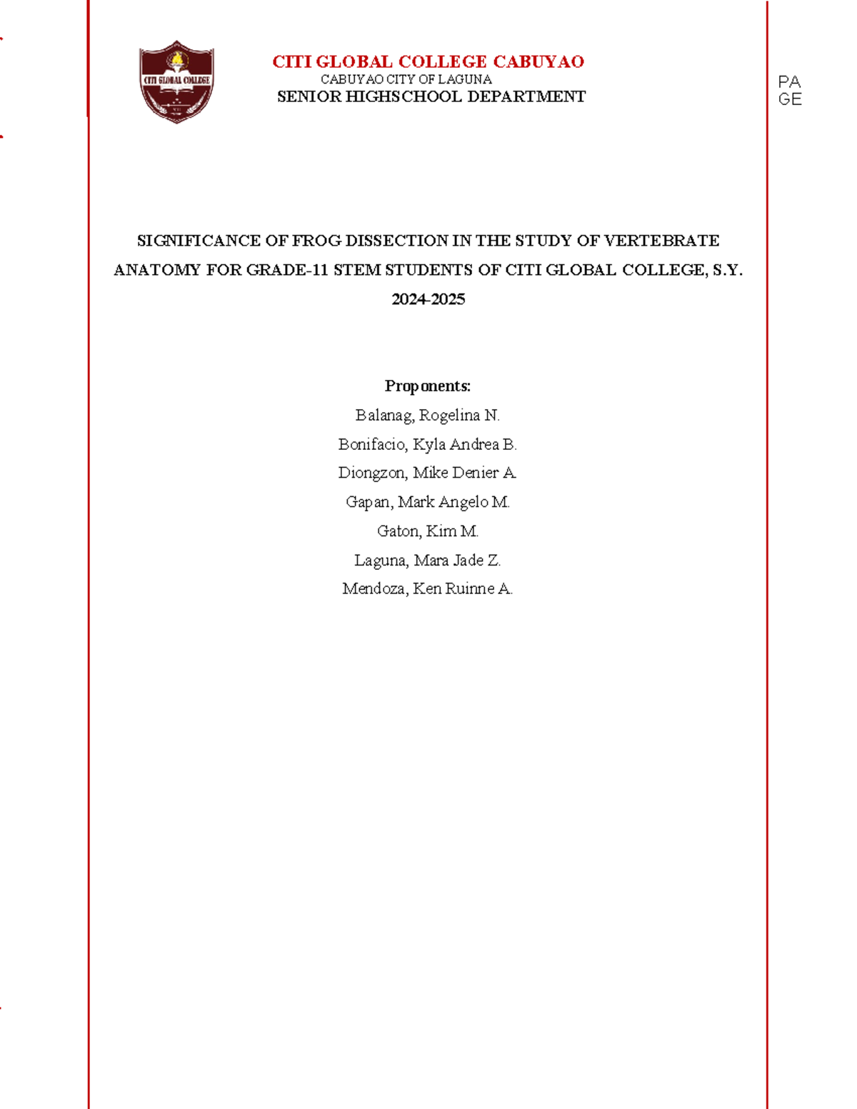 Significance of Frog Dissection in Vertebrate Anatomy for 11 STEM ...