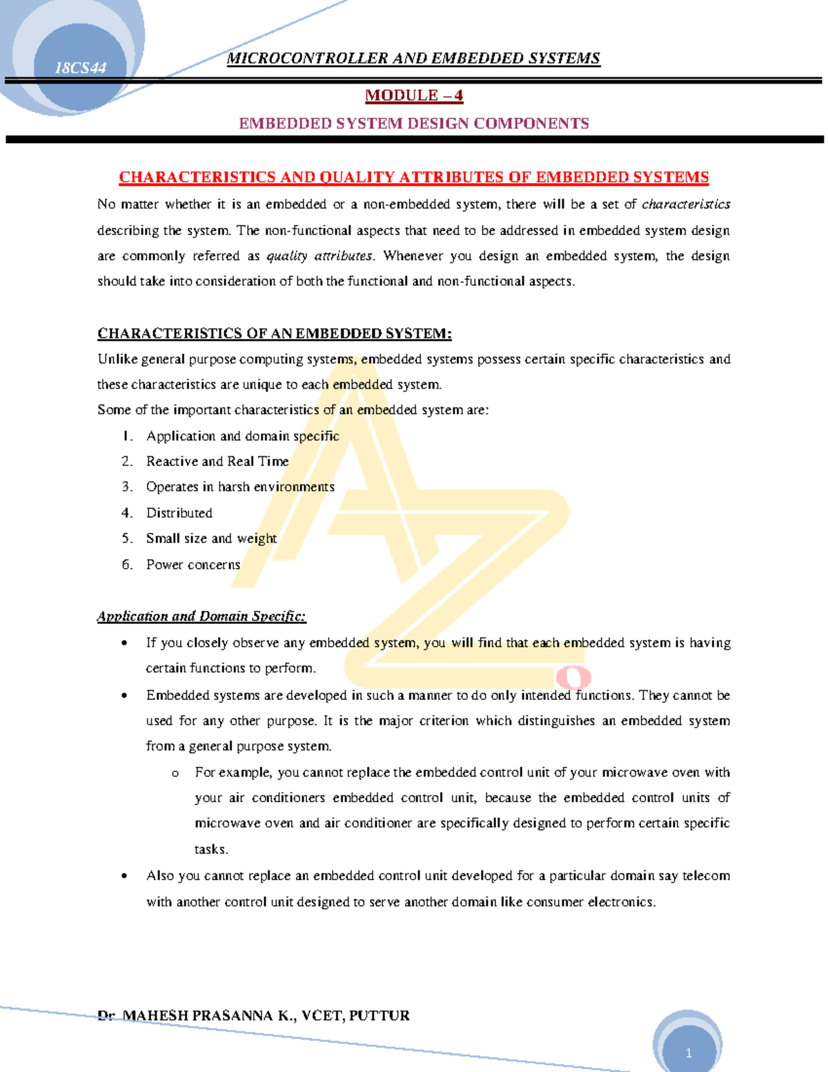 MES Mod4@Az Documents - NOTES - Dr. MAHESH PRASANNA K., VCET, PUTTUR ...