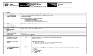 Rubrics IN Cooking - A rubric for performance task - Group ...