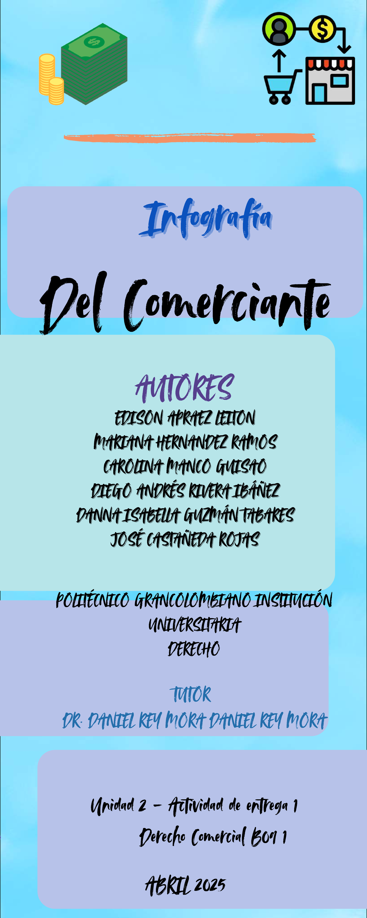 Generalidades del Comerciante en Derecho Comercial B09 - Infografía - Studocu