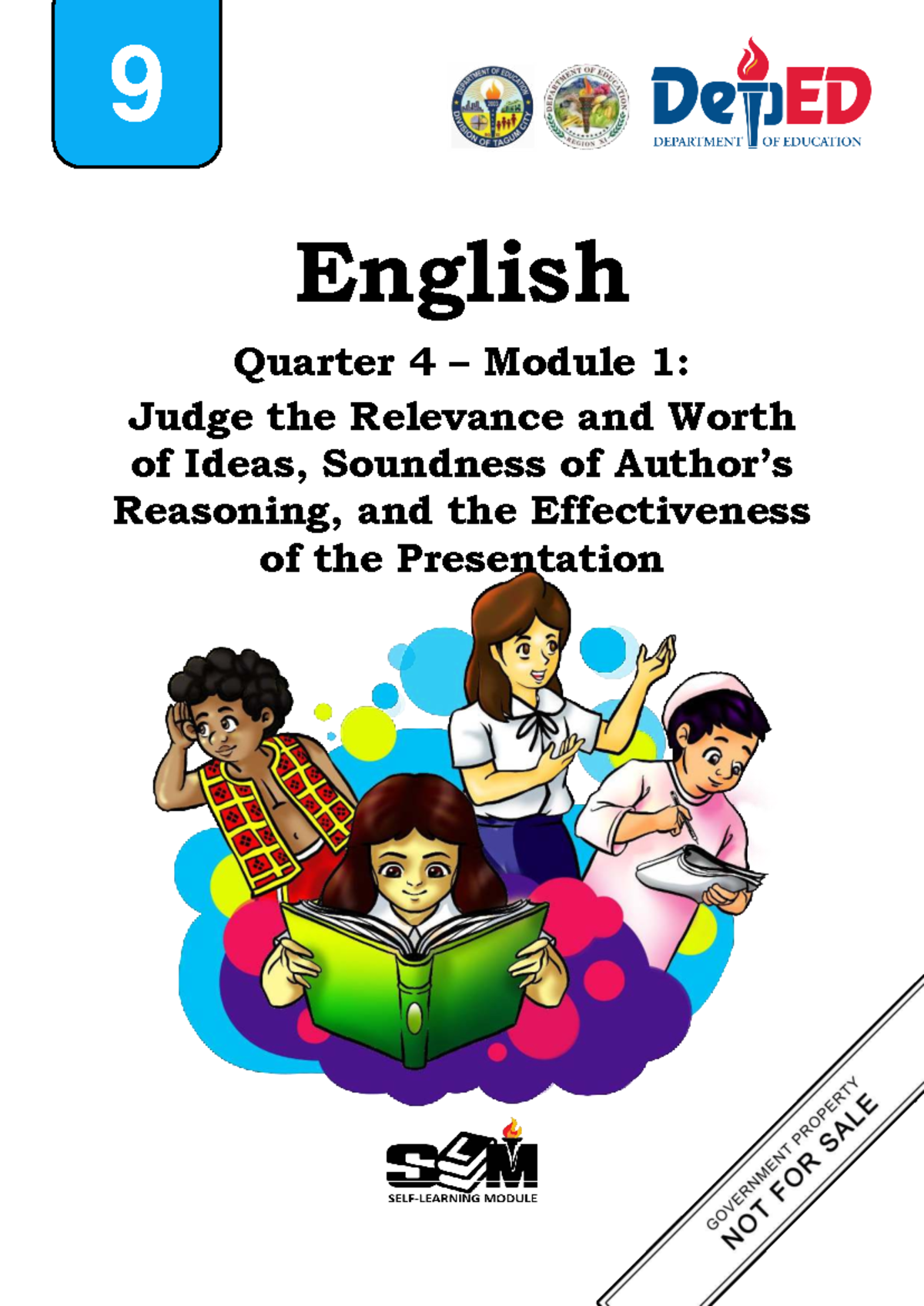 English 9 Q4 Module 1: Evaluating Ideas and Presentation Effectiveness ...