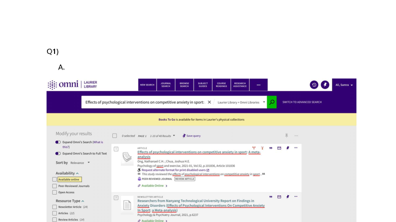 Psychology of Sport: Assignment 1 on Procrastination & Credibility ...